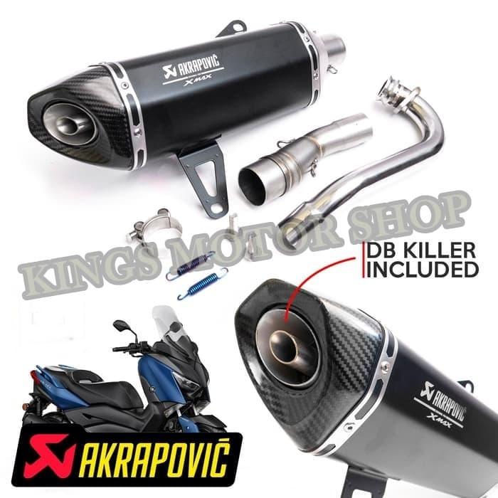Jual Knalpot Akrapovic Yamaha Xmax 250 Racing Exhaust Full System ...