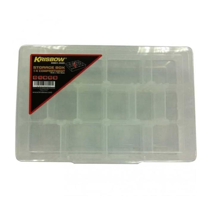 Jual STORAGE BOX KRISBOW 5 COMPARTMENT 19X11 5X3CM KW0103924 - Jakarta ...