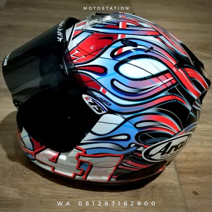 Jual ARAI RX7RR5 HAGA RAINBOW NOT RX7X PISTA CORSA AGV SHOEI X14 ...