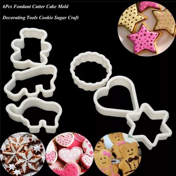 Jual Cookies Cutter isi 6 pcs- Fondant Molds - Kota Tangerang - Projet ...