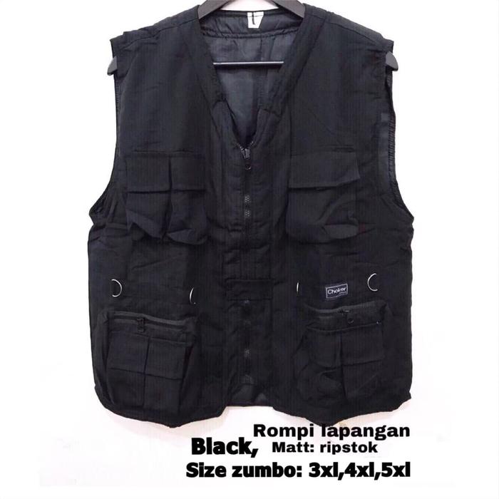 Jual Jaket rompi Big Size . rompi tactical jumbo . rompi lapangan 4Xl ...