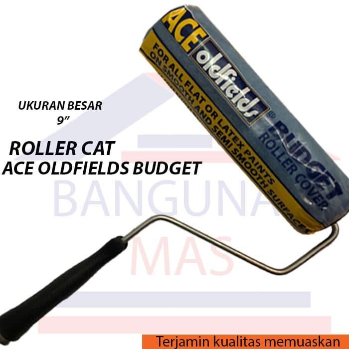 Jual KUAS ROLL CAT ACE / ROLL KUAS ACE BUDGET 9" ( sumbu putar 10mm 3/8 ...