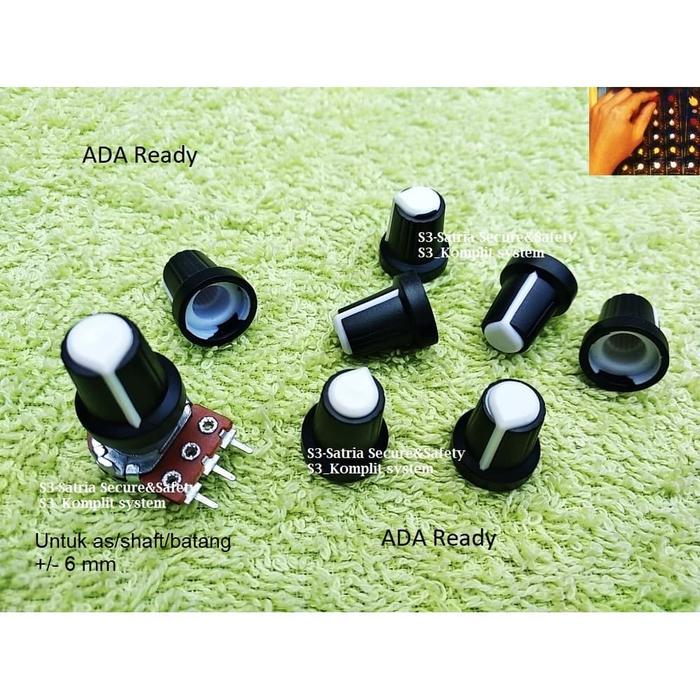 Jual Putih Knop Mixer Potensio Putar tutup Potensiometer Knob Puter Volume - Jakarta Timur - S3 ...