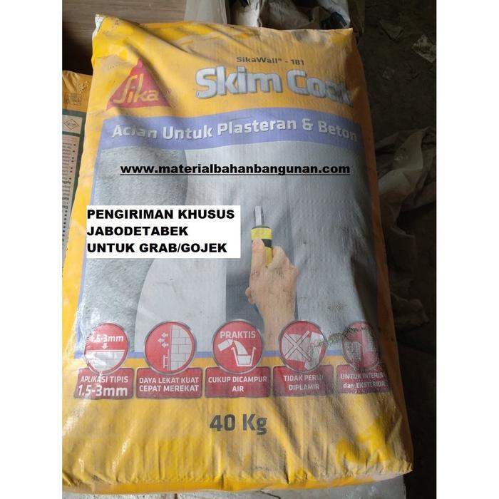 Jual Sika Wall 181 Skim Coat 40 Kg sak Acian Plasteran Beton Tembok ...