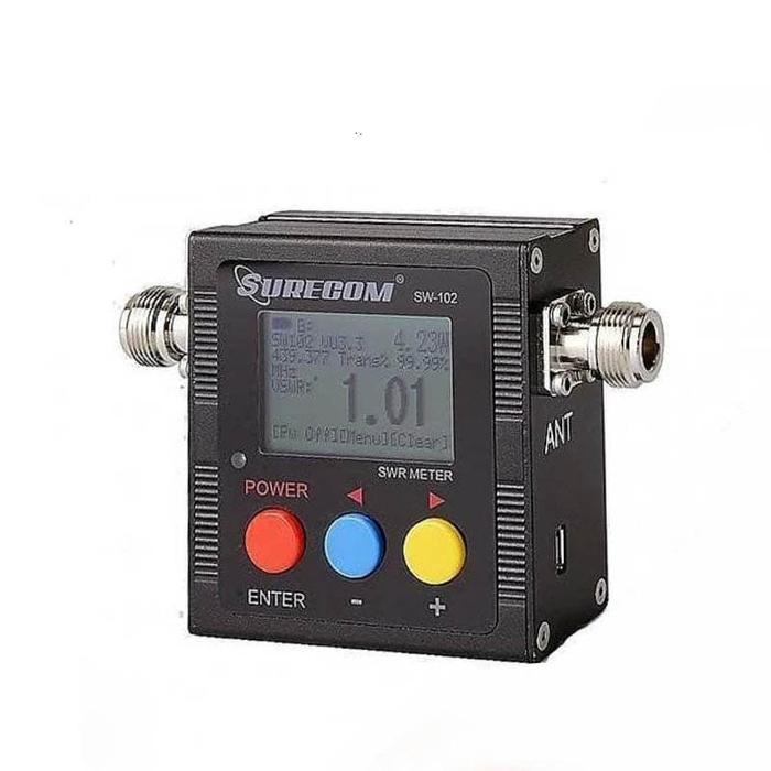 Jual Surecom Sw-102 Digital Vhf Uhf Swr 125-525mhz Power Meter Sw102 Di ...