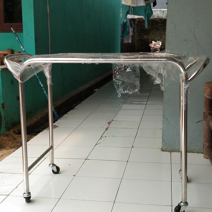 Jual Waskom Trolly Tiang 4 / Tempat Cuci Tangan / Peralatan Medis ...