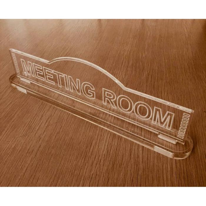 Jual Acrylic Signage Grafir / Signage Tulisan Meeting Room / Signage ...