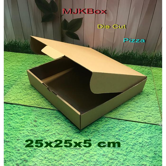 Jual kardus karton box uk. 25x25x5 cm....model Pizza...Baru polos - Kab ...
