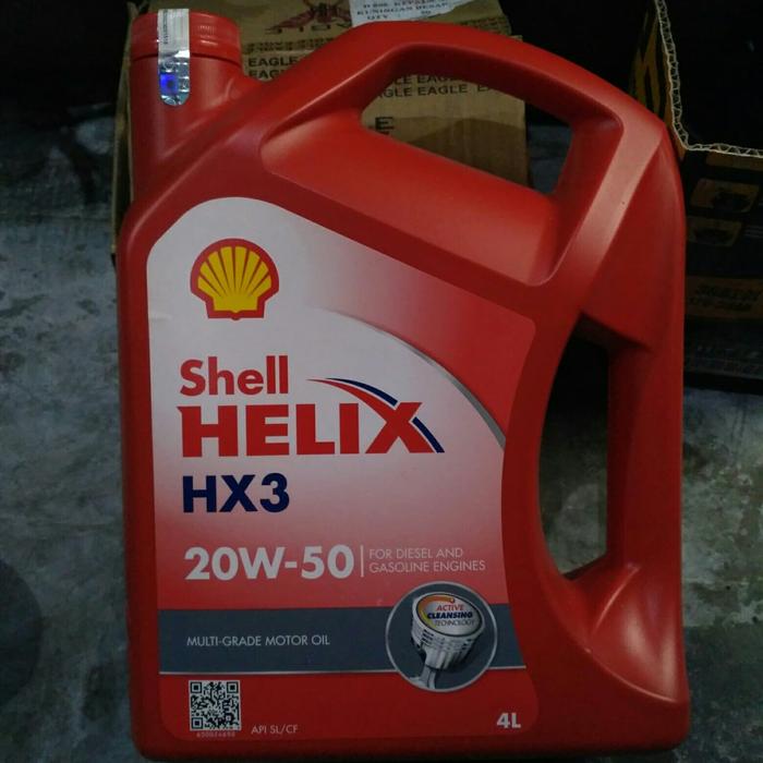 Jual oli Shell Helix HX3 SAE 20W-50 - Jakarta Timur - Eka Jaya otista ...