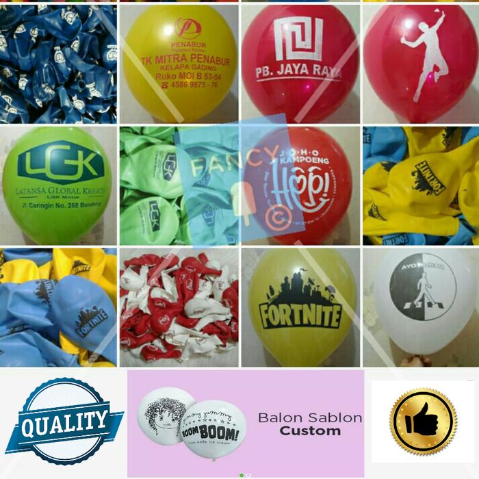 Jual balon latex sablon dan printing custom berkualitas - Kota Bekasi ...