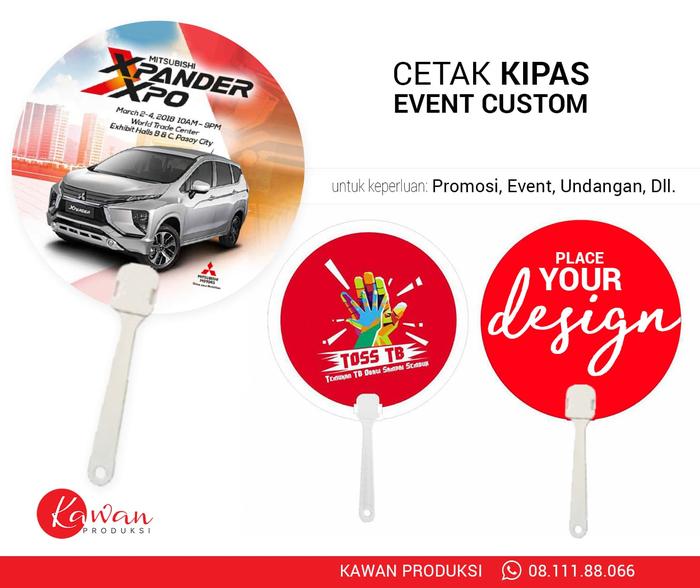 Jual Cetak Kipas Custom ( Kipas event perusahan, Undangan, dll ...