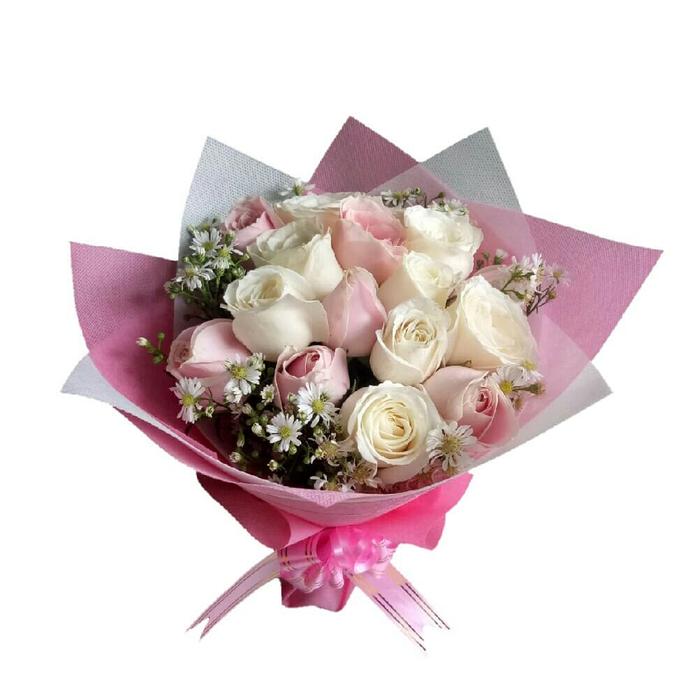 Jual bunga mawar asli bucket bunga hadiah ulang tahun fresh flower ...