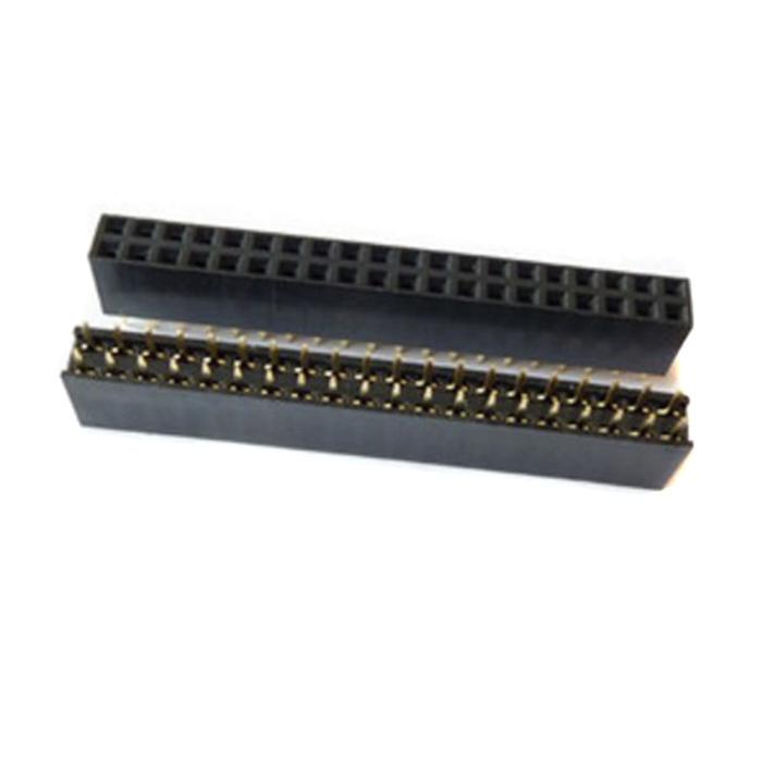 Jual Female Header 2x20 Pin 40P Double Row Straight 2.54mm - Raspberry ...