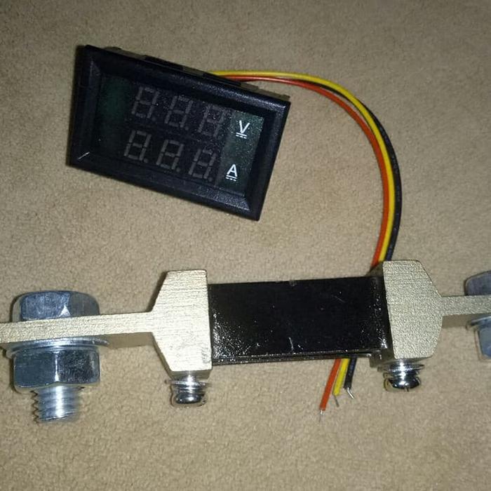Jual Dual Voltmeter Ammeter 300A 300V Digital Volt Amp Meter + Shunt ...