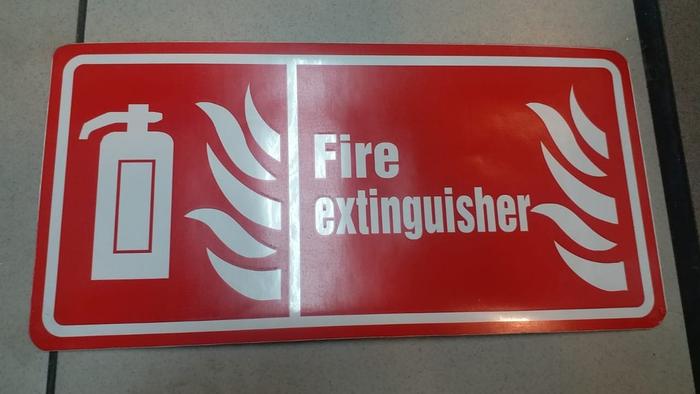 Jual SIGN LABEL STICKER FIRE EXTINGUISHER APAR 30X15CM - Jakarta Barat ...