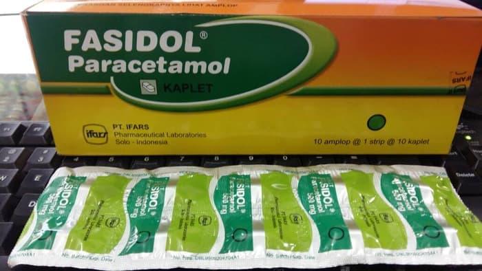 Jual FASIDOL TABLET 100'S/ FASIDOL PARACETAMOL/ OBAT NYERI/ DEMAM ...