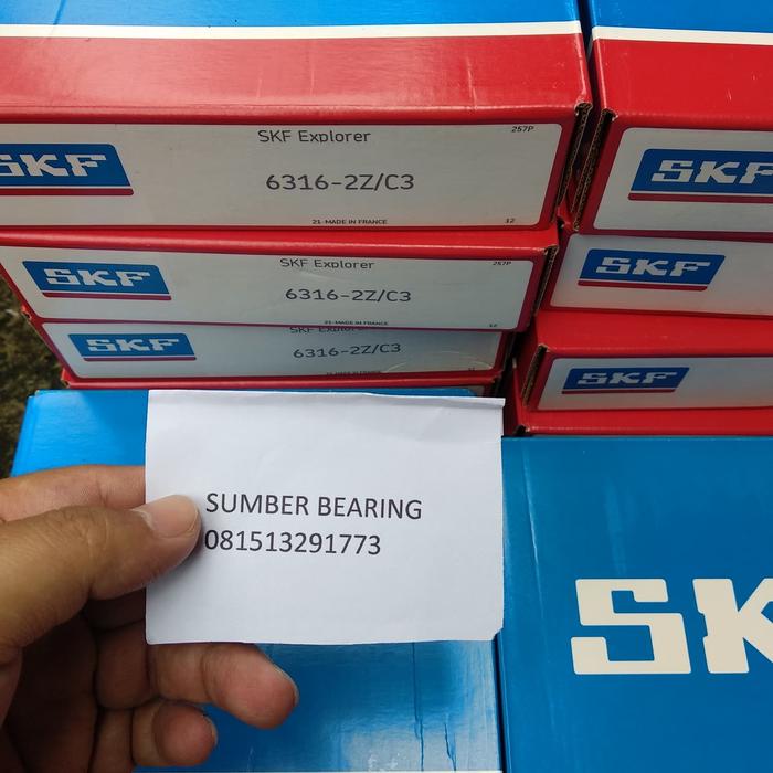 Jual ball bearing 6316 ZZ/C3 SKF - Jakarta Barat - sumber bearings ...