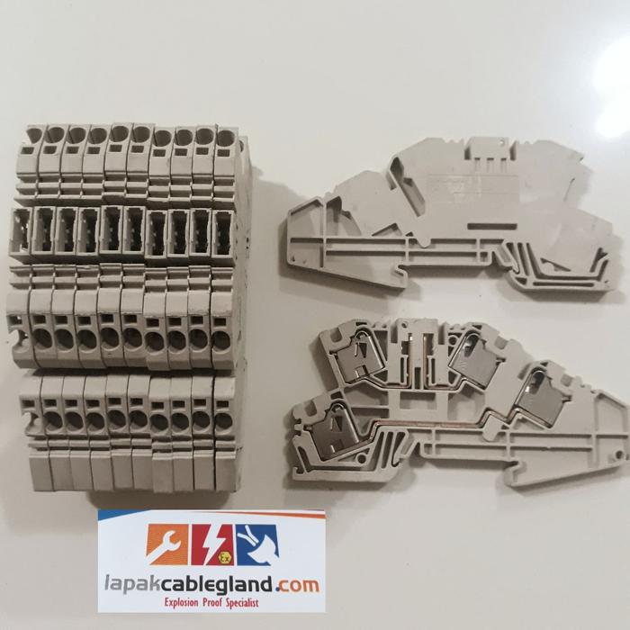 Jual Terminal Block WEIDMULLER Double Level PDL 4 S/L/L u kabel 4mm ...