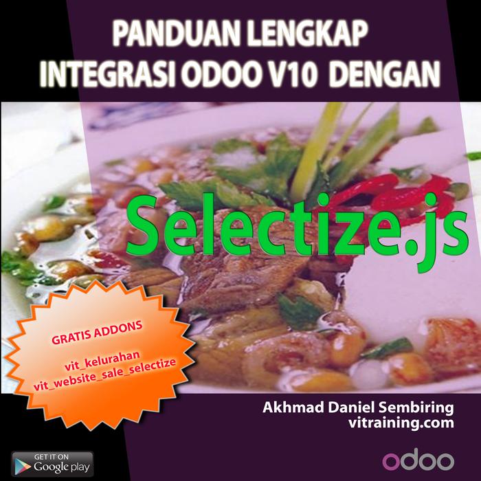 Jual Panduan Integrasi Odoo v10 dengan Selectize.js - Kota Bandung - vitraining | Tokopedia