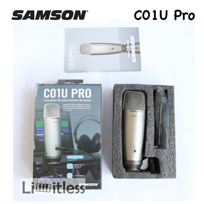 Jual Samson C01U Pro - Mic Condenser Studio Microphone Recording USB ...