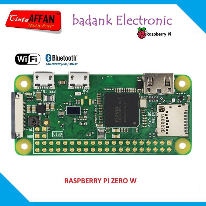 Jual Raspberry Pi Zero W - Built in Wifi Bluetooth - Jakarta Timur - badank Electronic | Tokopedia