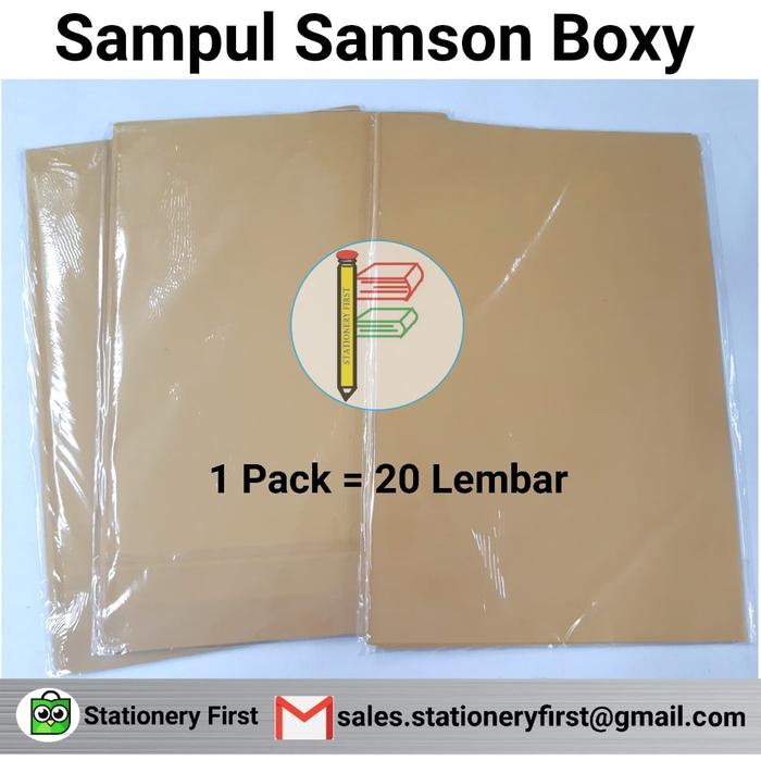Jual Sampul Samson Boxy Untuk Buku ukuran Campus Tebal per 20 Lembar ...