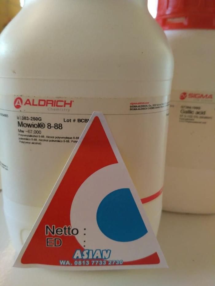 Jual PVA / Polivinil Alkohol Sigma / Polyvinyl Alcohol / Mowiol Eceran ...