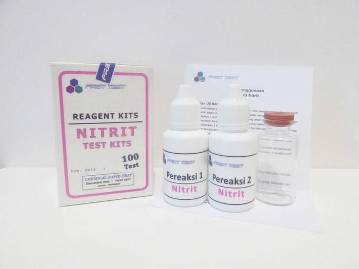 Jual Test Kit Nitrit NO2 Alat Uji Kandungan Nitrit, Nitrite Test 100x ...