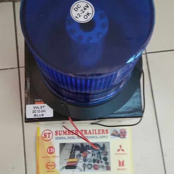 Jual LAMPU ROTARY LED WL-27 XENON BIRU Tinggi 7 inch Lebar 6 inch ...