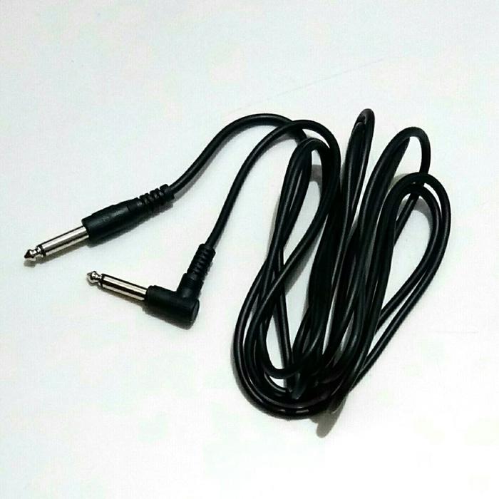 Jual kabel gitar 3 meter kabel keyboard kabel bass jack L ke lurus ...