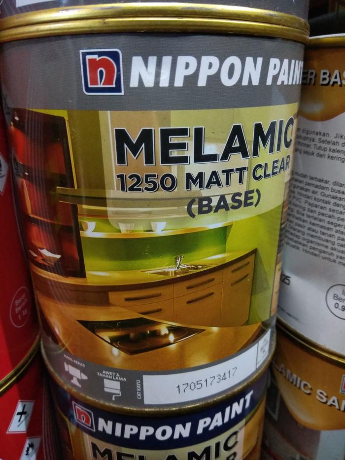 Jual MELAMIC 1250 Matt Clear Doff Dop & Hardener 1 Kg Kaleng Nippon ...