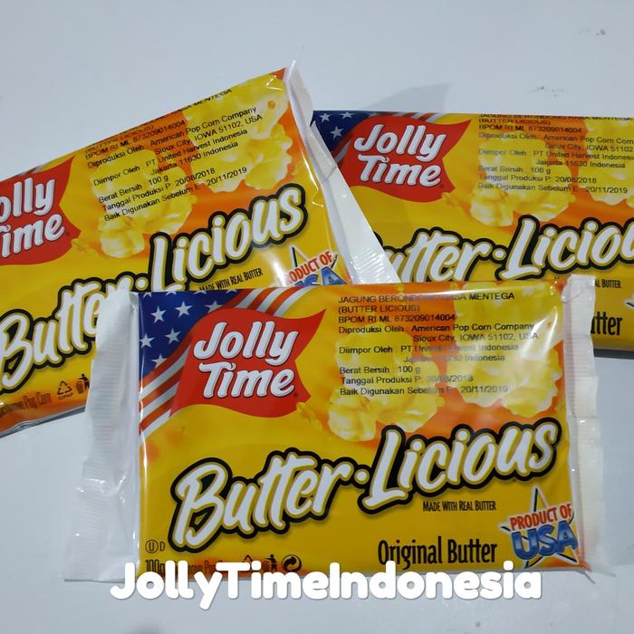Jual Jolly Time Popcorn Butter Licious Product Of USA (termurah ...