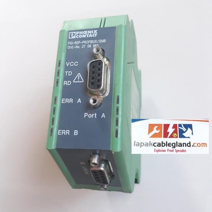Jual Repeater Isolator PHOENIX CONTACT PSI-REP-PROFIBUS/12MB RS232 ...