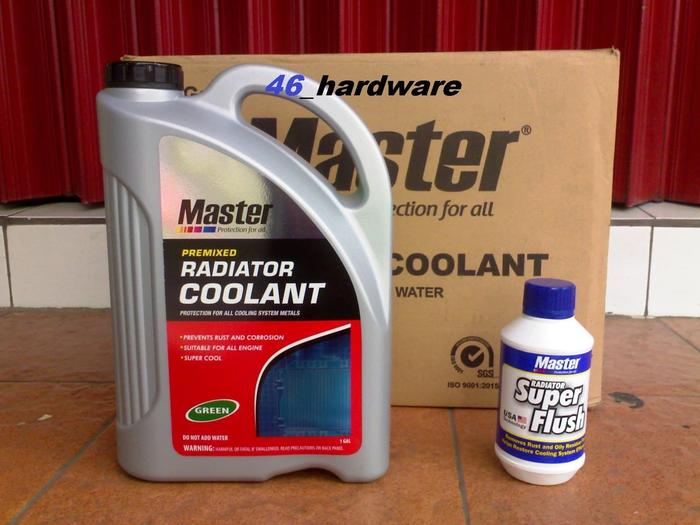 Jual MASTER RADIATOR COOLANT PREMIX GREEN HIJAU READY TO USE GALON ...