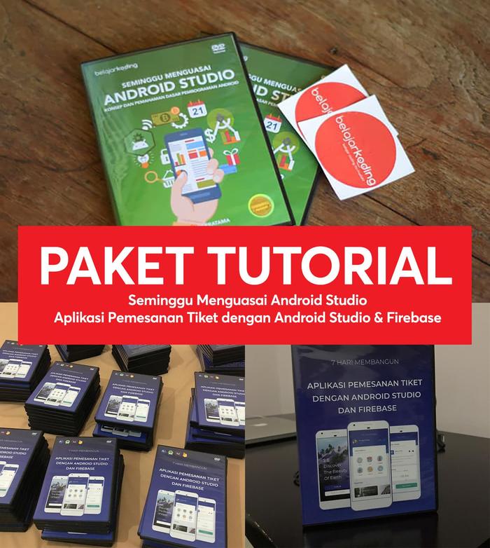 Jual PAKET 2 DVD Tutorial Android Studio Pemula & Aplikasi Pemesanan Tiket - Kota Cimahi ...