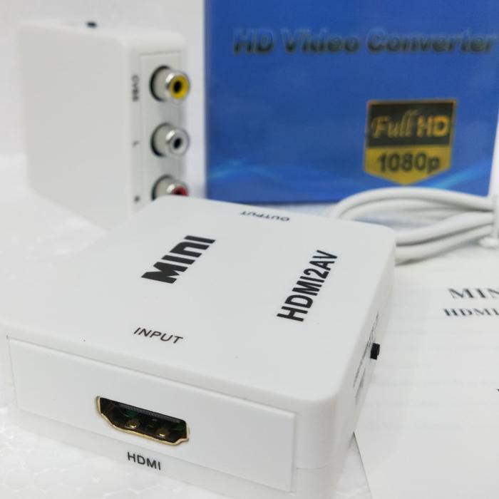 Jual HDMI TO AV RCA CONVERTER ADAPTER / MINI BOX HDMI2AV - Jakarta ...