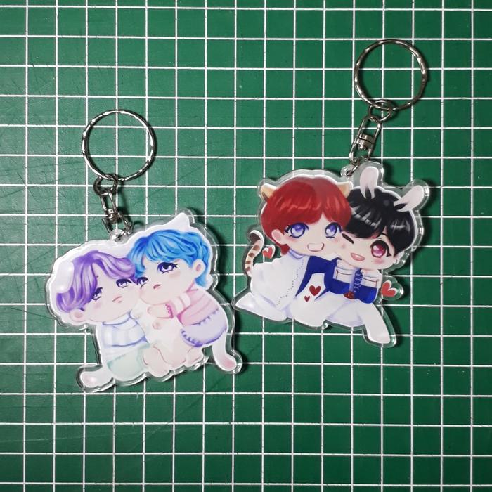 Jual Keychain BTS Taekook Vmin - Kota Bandung - nonconman | Tokopedia