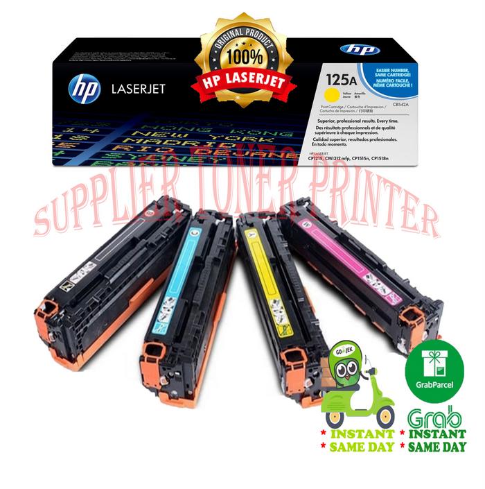 Jual Toner HP Laserjet CP1215,CM1312 mfp 125A [CB542A] Yellow Original ...