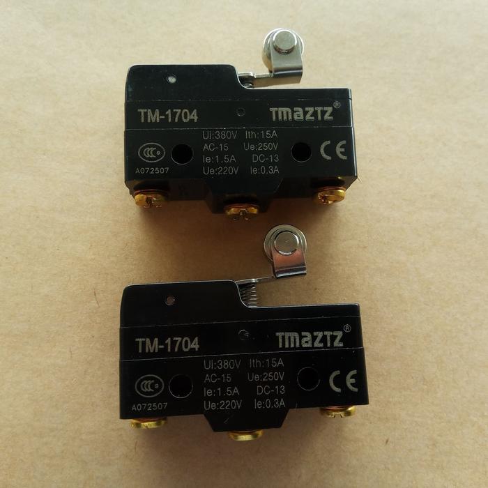 Jual Micro Switch TMAZTZ TYPE TM-1704 (ROLLER) - Kota Bandung - dhuha teknik industri | Tokopedia