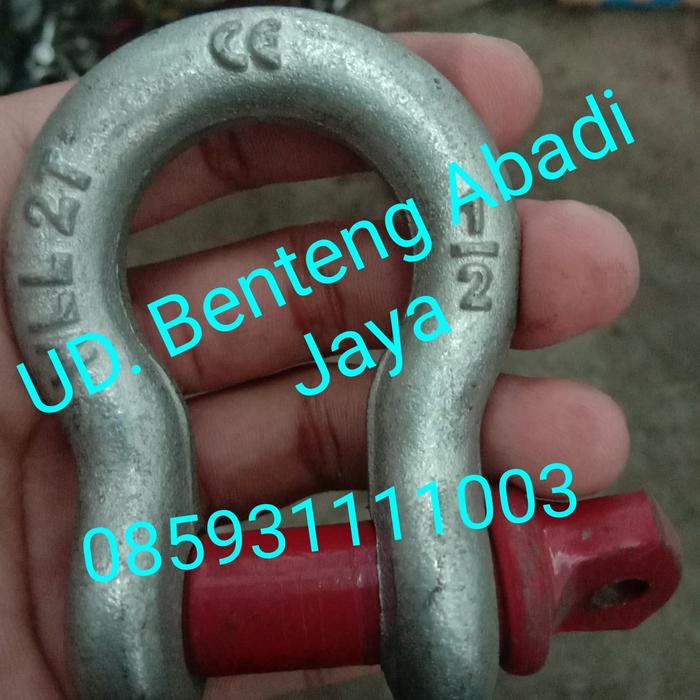 Jual Shackle 1/2" 2 Ton / Segel 1/2" 2 Ton / Shackle Omega 1/2" 2 Ton ...