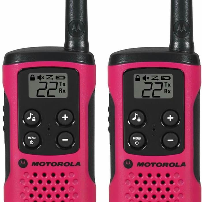 Jual Motorola HT T100 Talkabout Radio Handy Talkie Walkie Talkie Pink ...