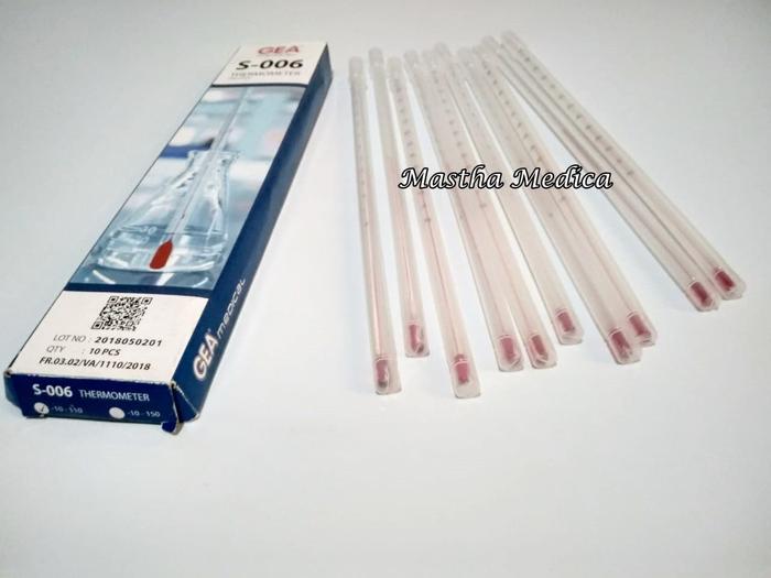 Jual Alat Peraga Kimia Termometer Thermometer Alco -10 / 110 C S-006 ...