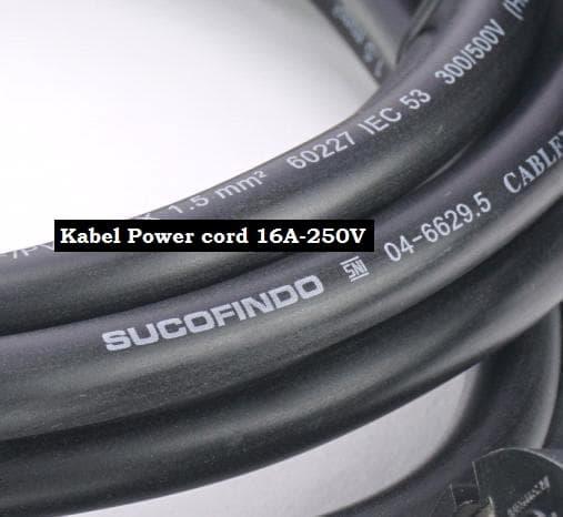 Jual Kabel Power Ac-cpu 2m Sni Tebal 3x 1.5mm 16a-250v / 300v Di Seller ...