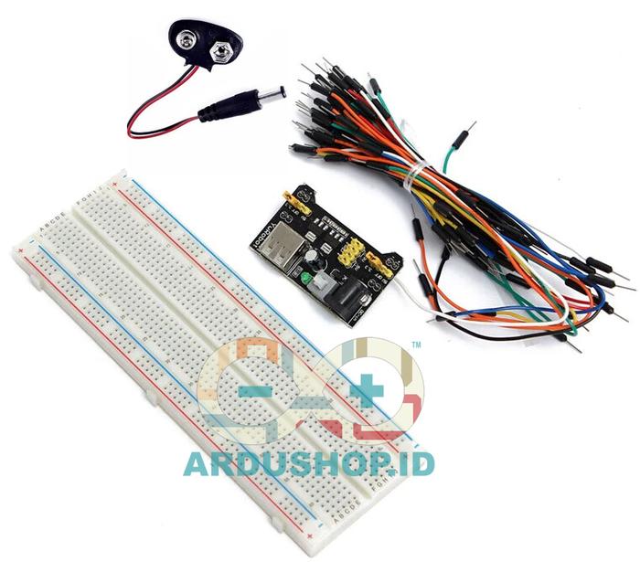 Jual BREADBOARD JUMPER KIT 4 IN 1 PROJECTBOARD MODULE KIT ( ARDUINO ...