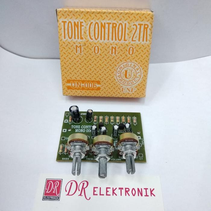 Jual Kit Tone Tune Control Tun Kontrol Mono 2TR 2 Transistor UN 006 UNI ...