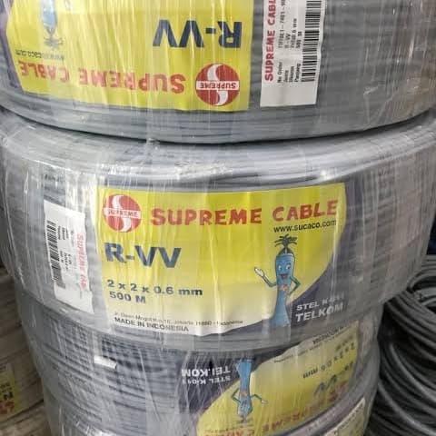 Jual Supreme ITC Cable Telephone 2x2x0.6mm @500mtr Kabel Telephone ...