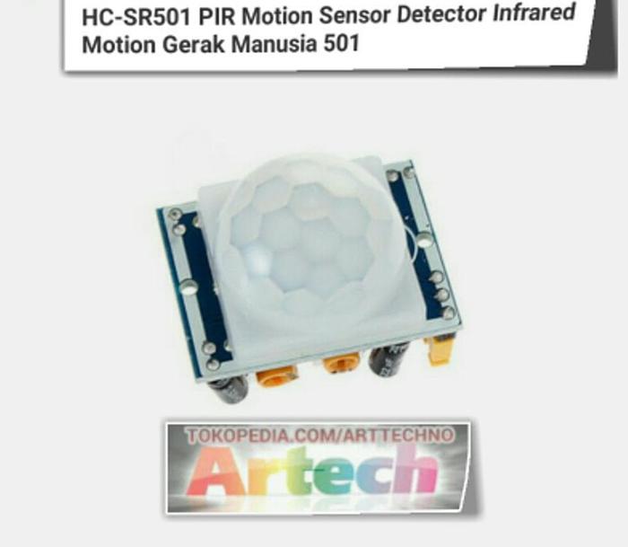 Jual SENSOR HC-SR501 / PIR SENSOR / SENSOR PERGERAKAN MANUSIA - Jakarta ...