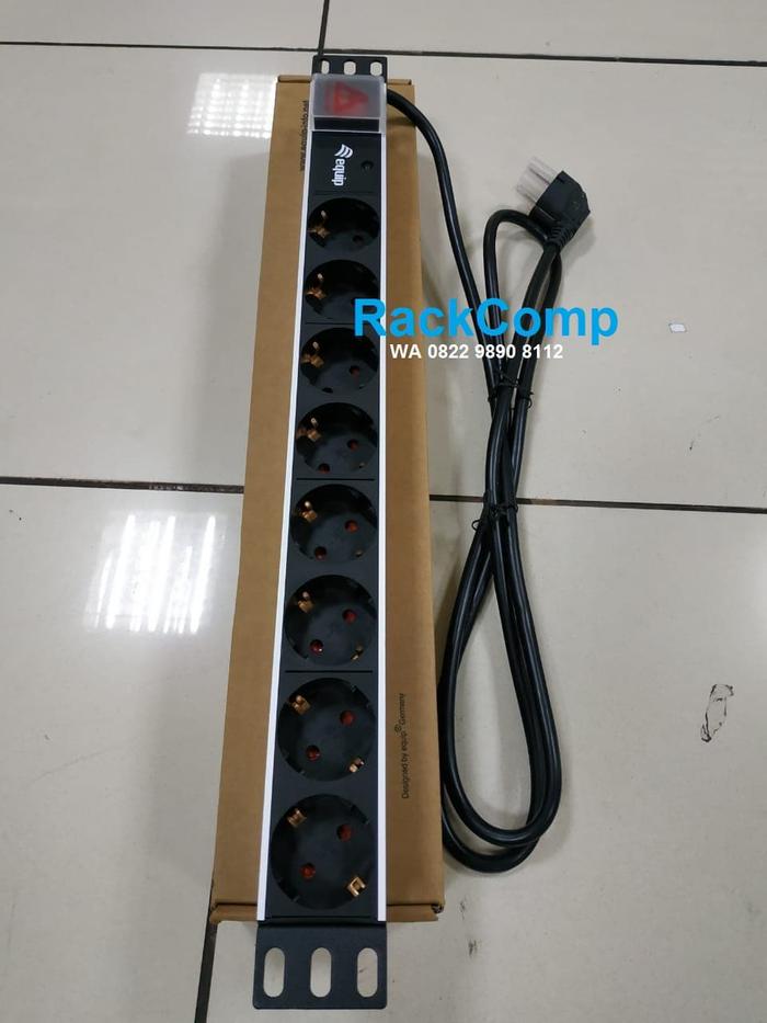 Jual EQUIP PDU 8 Hole / PDU Rack 8 Hole / PDU 8 Port Horizontal ANTI ...
