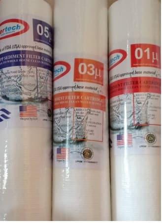 Jual Cartridge Filter Air / Water Filter Ukuran 10" Watertech 01 Micron ...