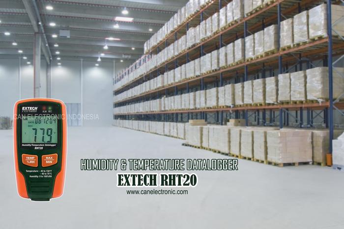 Jual Humidity and Temperature Datalogger Extech RHT20 - Jakarta Barat - CAN ELECTRONIC INDONESIA ...